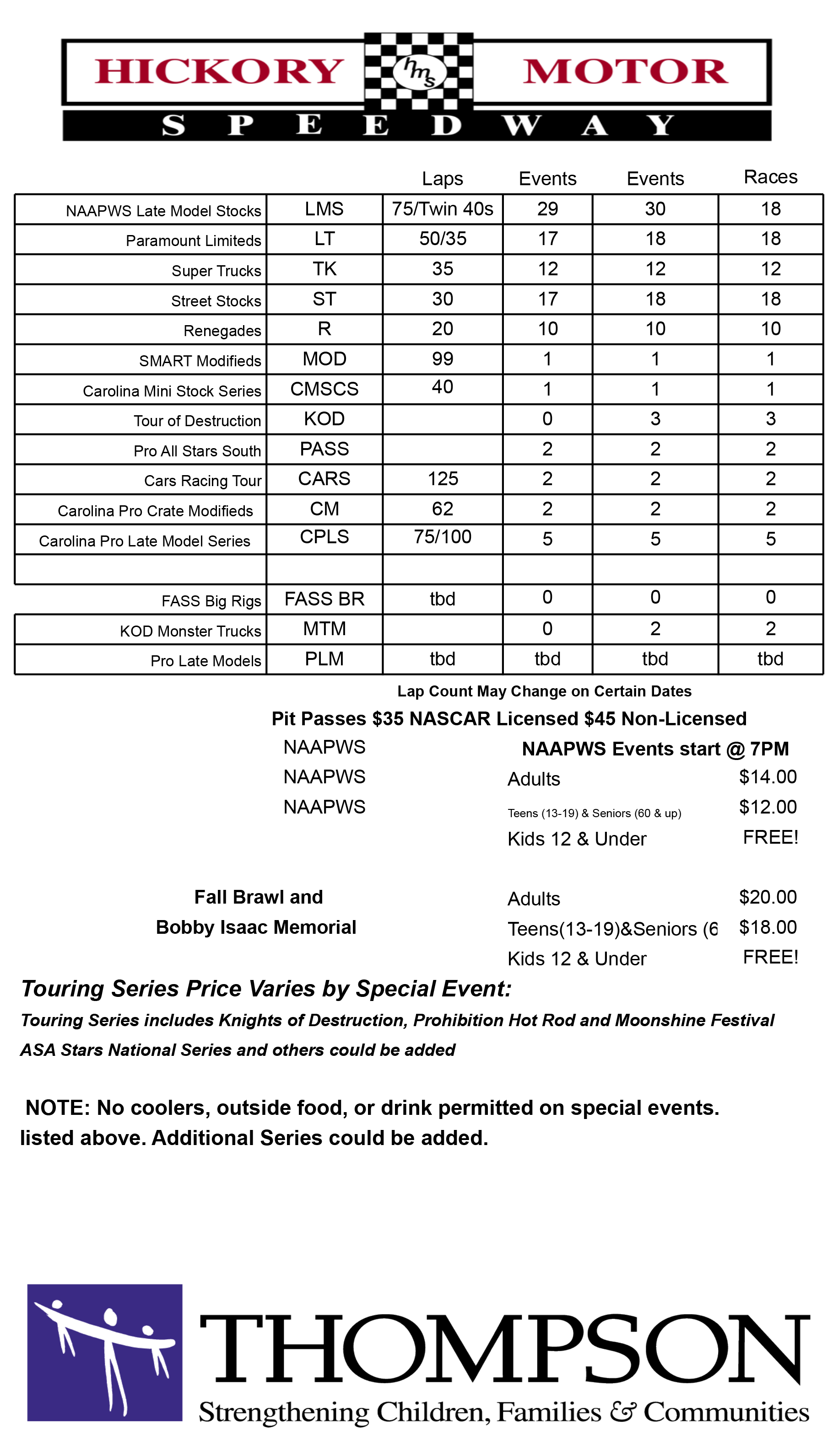 2023 HMS Schedule revised 5:31:23 -2