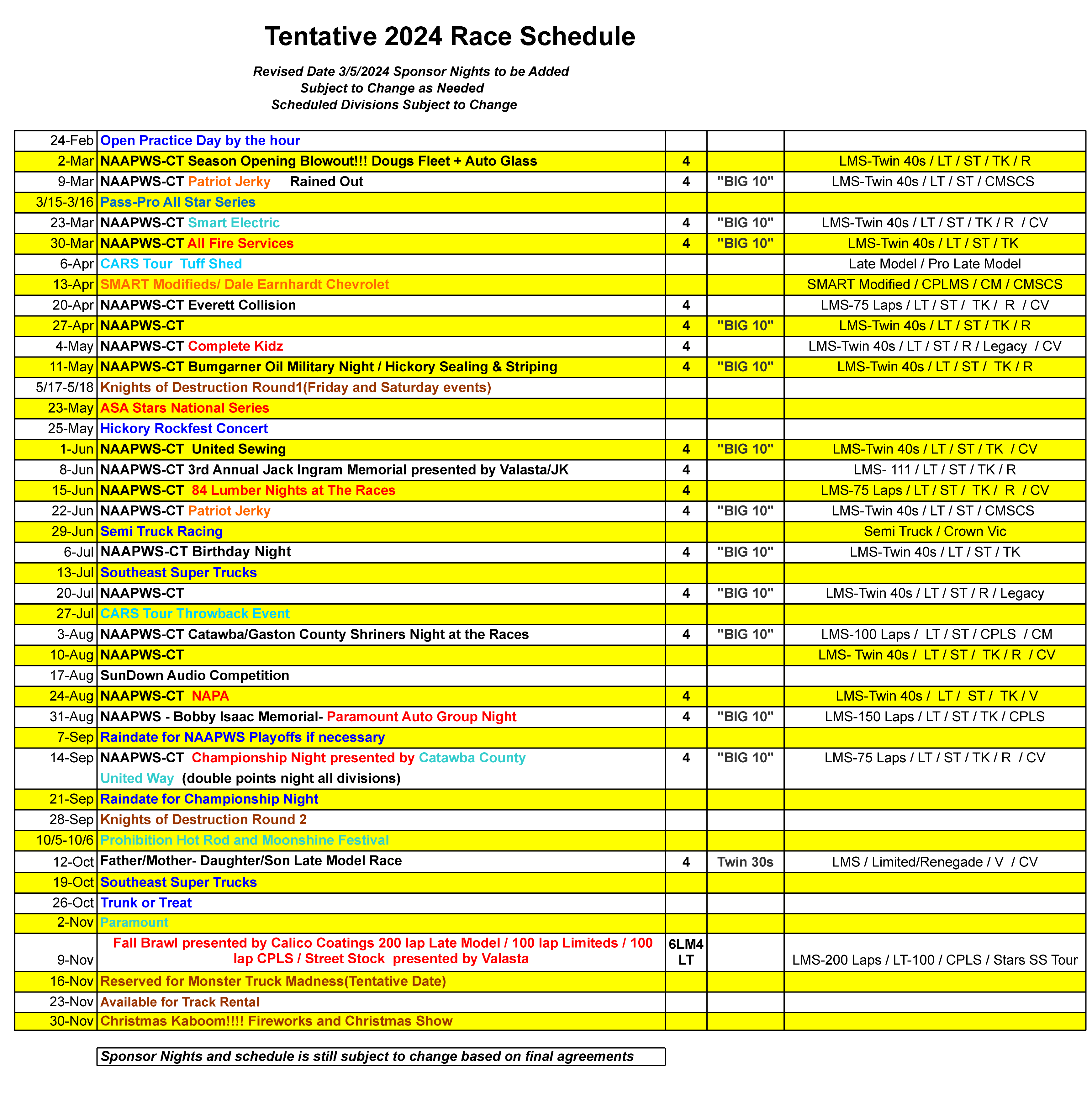 2024 Official HMS Schedule -1